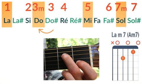 Comment jouer un accord 7, m7 et MAJ7 à la guitare ? - La Guitare avec ...